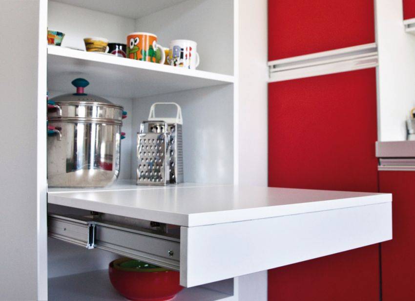 Pull Out Worktop, Aligned with Shelf, OPLÀ