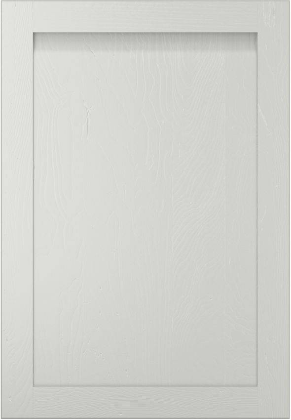 Painted Ash Handleless Shaker Kitchen Door