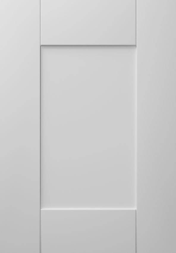 V-Groove Wide Frame, Matt Finish, Shaker Kitchen Door