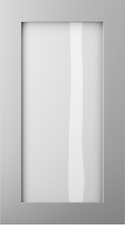 Flat Routered Narrow Frame Matt Shaker Kitchen Door